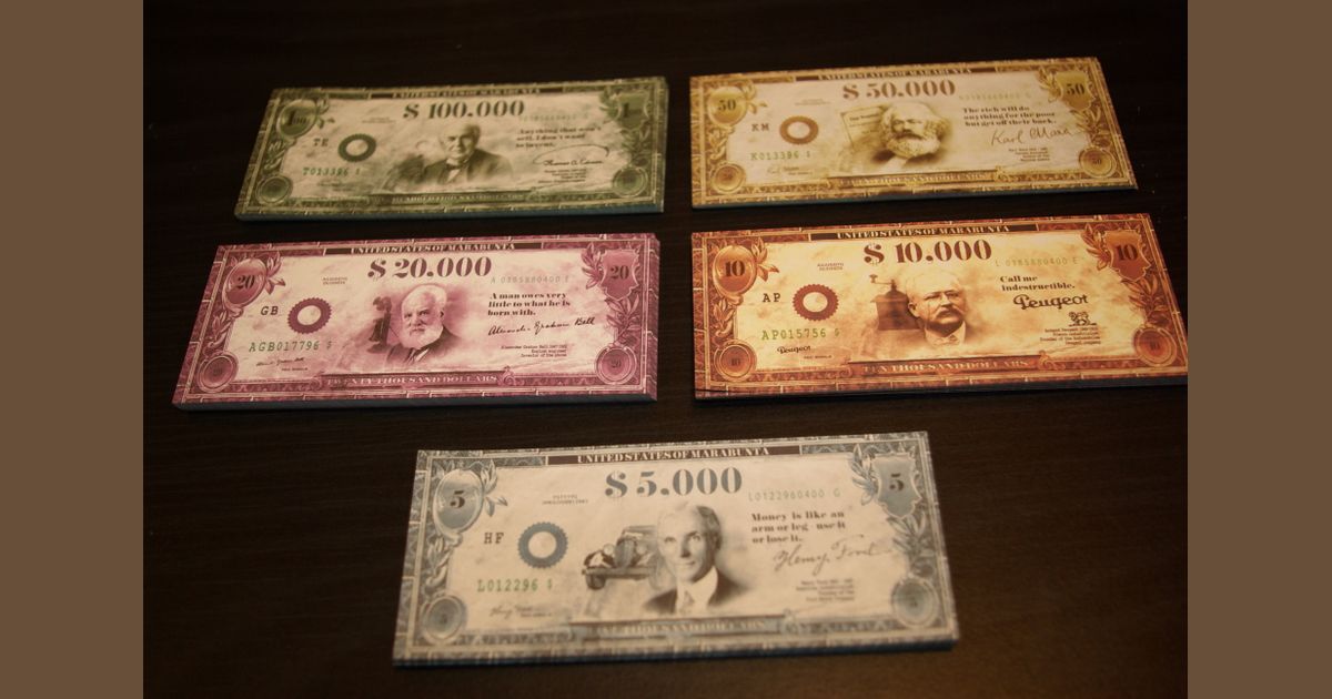 Best currency in board games