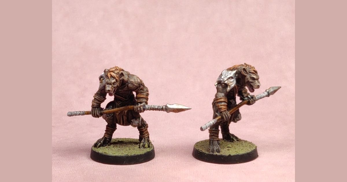 Lasting Tales - Fantasy Series 1: Gnolls | Painted Boardgame minis ...
