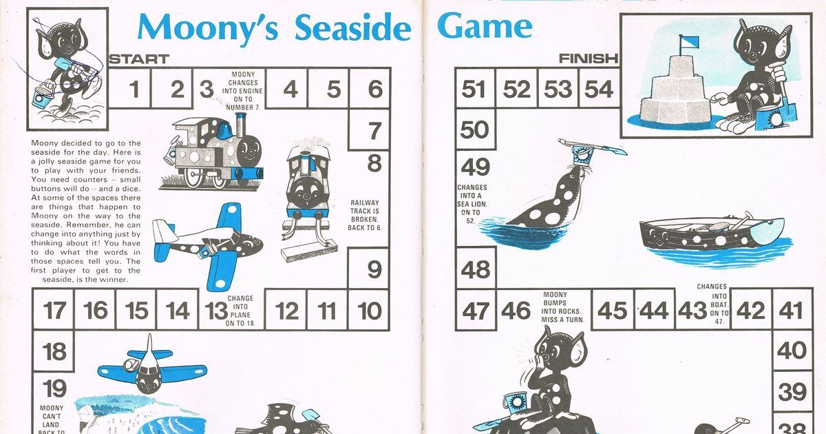 Moony's Seaside Game | Board Game | BoardGameGeek