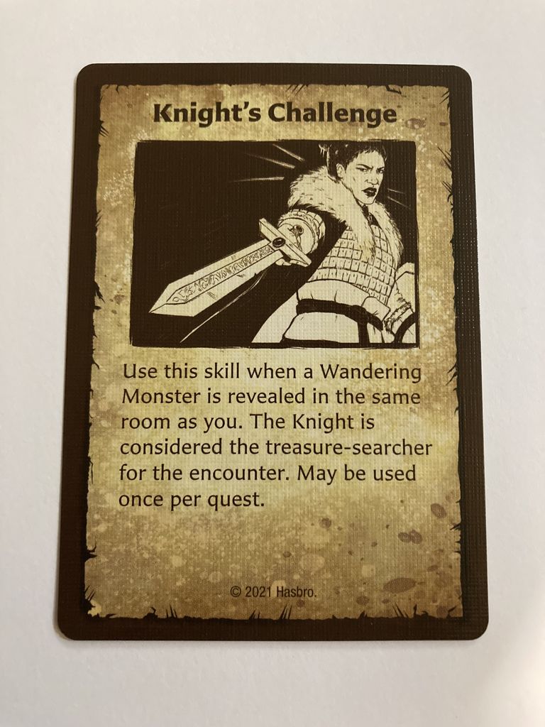 Knight Champion Cards | HeroQuest