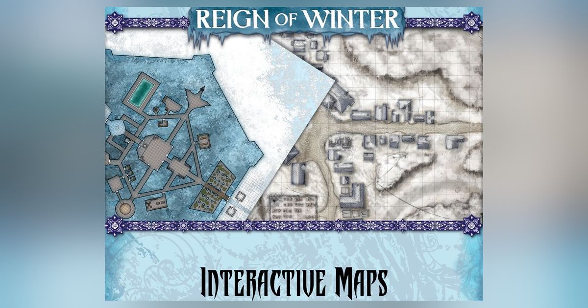 Reign of Winter Interactive Maps Set | RPG Item | RPGGeek