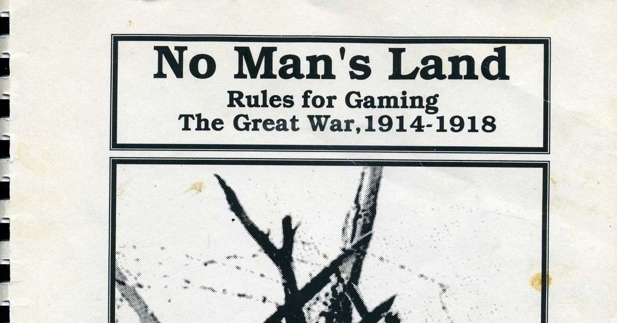 No Man's Land: Rules for Gaming The Great War 1914-1918 | Board Game ...
