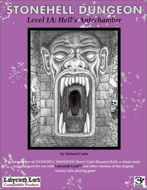 Stonehell Dungeon Level 1A: Hell's Antechamber | RPG Item | RPGGeek