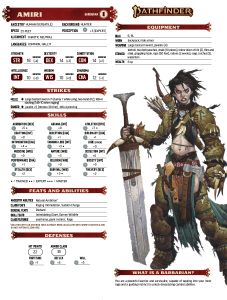PF2E Iconics Pregenerated Characters | RPG Item | RPGGeek