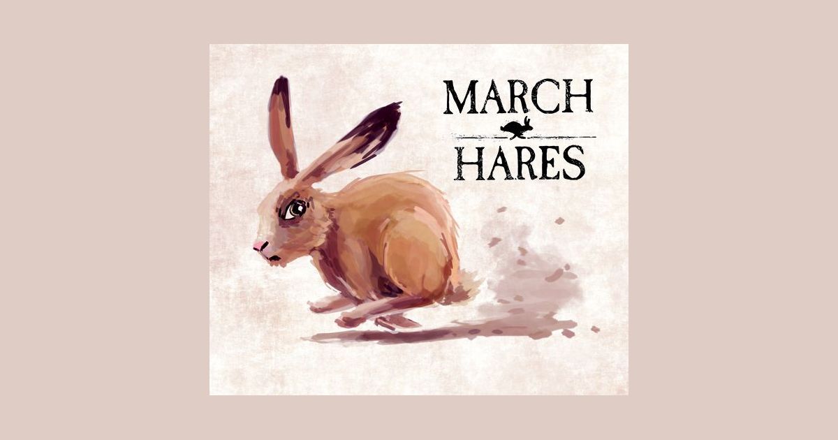 March Hares - Free print and play cards | March Hares