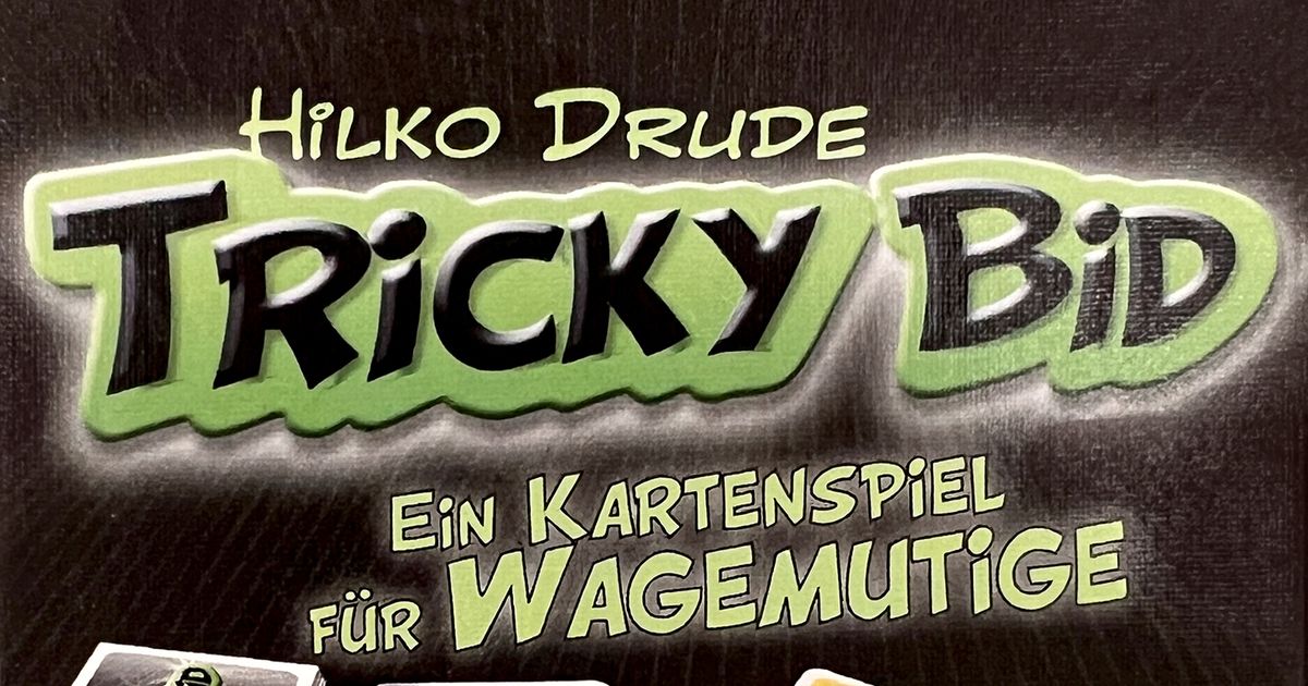 Tricky Bid | Board Game | BoardGameGeek