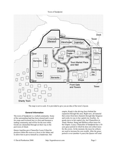 Legend Weaver: Adventure 1: The Town of Sandpoint | RPG Item | RPGGeek