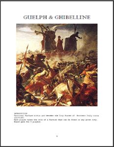 Guelph & Ghibelline | Board Game | BoardGameGeek