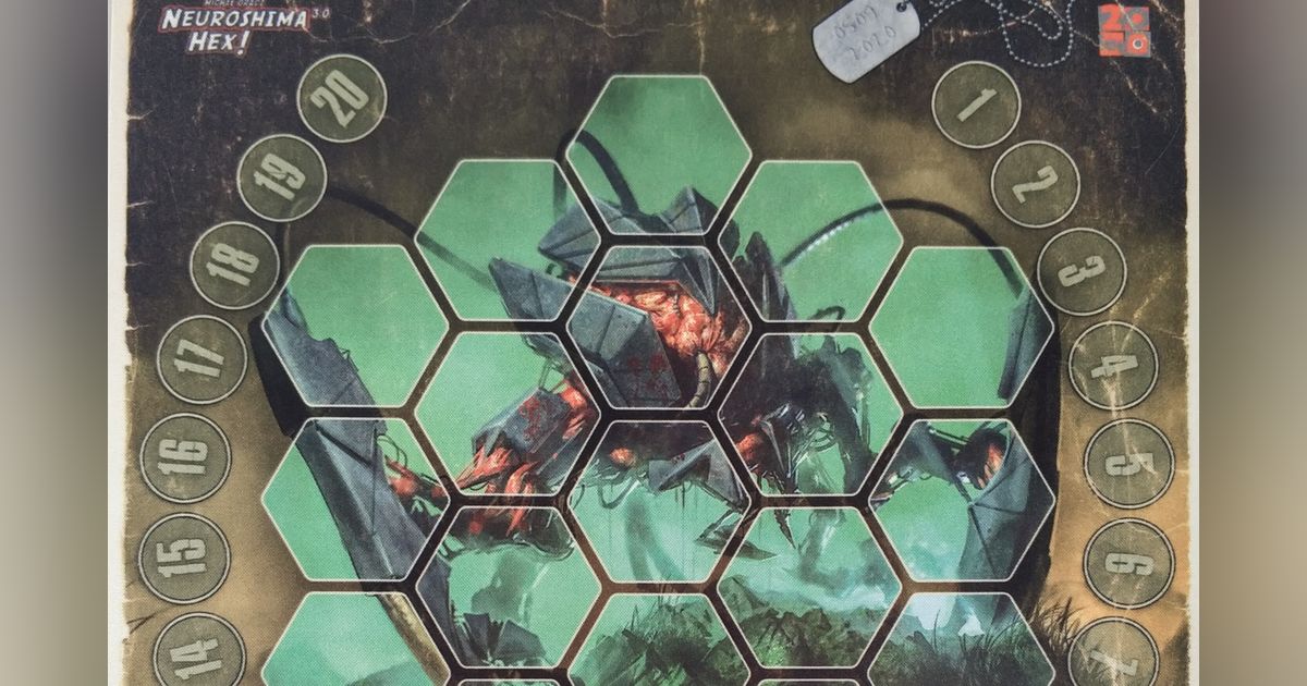 Neuroshima Hex! 3.0: Playmat | Board Game Accessory | BoardGameGeek