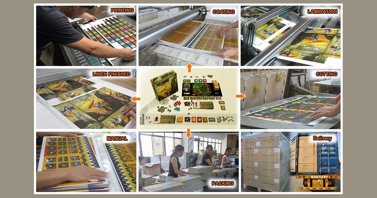 What was board game process like, designing and manufacturing? | We are ...