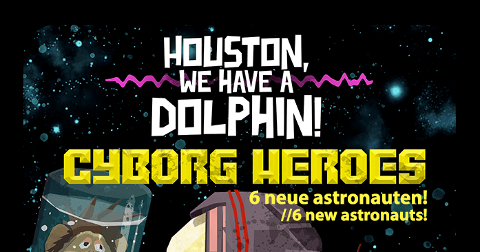 Houston, We Have a Dolphin!: Cyborg Heroes | Board Game | BoardGameGeek