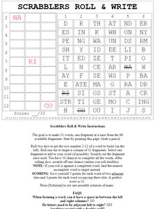 Scrabblers R&W PnP Version | Board Game | BoardGameGeek