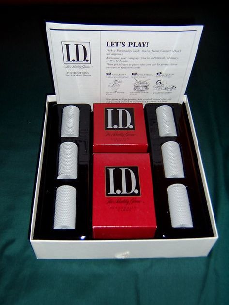 ID: The Identity Game | Board Game | BoardGameGeek