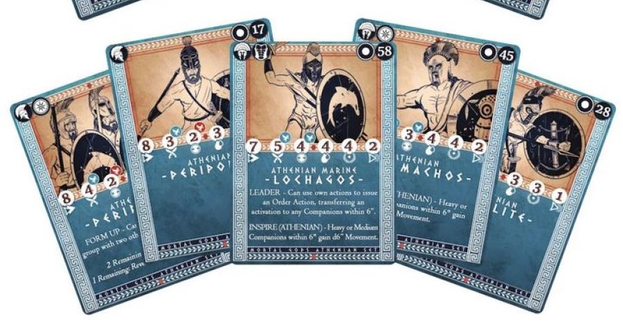 Mortal Gods: Athenian Card Set & Rules Booklet | Board Game | BoardGameGeek
