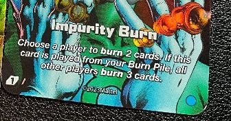 UNO Ultimate: Green Lantern – Impurity Burn Foil Chase Card | Board ...