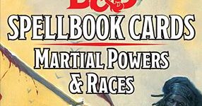 Spellbook Cards: Martial Powers & Races | RPG Item | RPGGeek