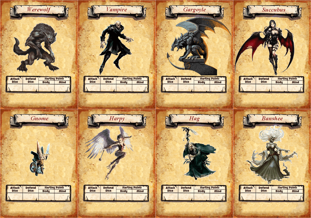 Custom monster cards | HeroQuest