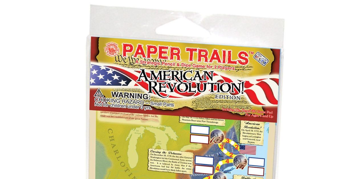 Paper Trails: American Revolution! | Board Game | BoardGameGeek