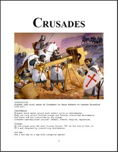 Crusades | Board Game | BoardGameGeek