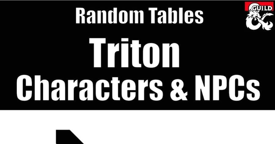 Triton Characters & NPCs | RPG Item | BoardGameGeek