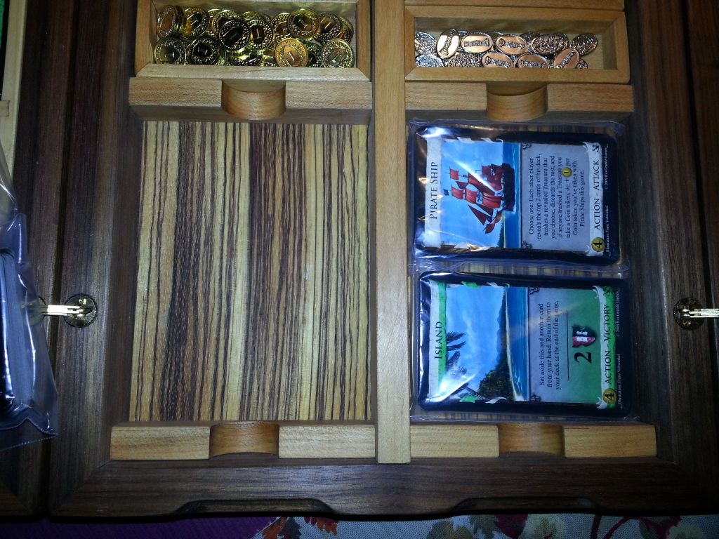 Custom Hardwood Playmat and Travel Box for Dominion | Dominion