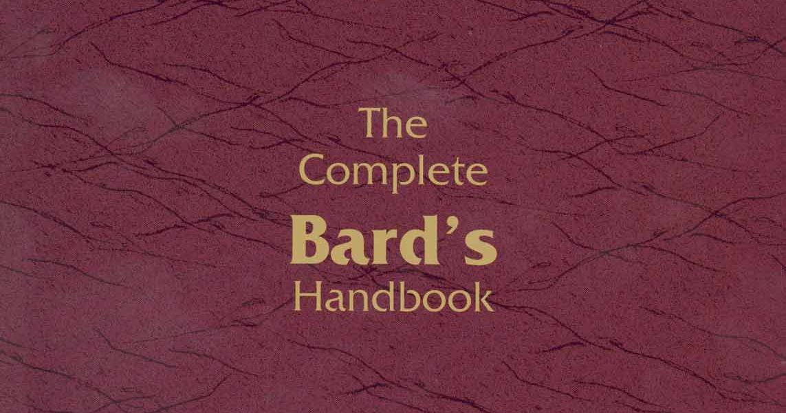 PHBR7: The Complete Bard's Handbook | RPG Item | RPGGeek