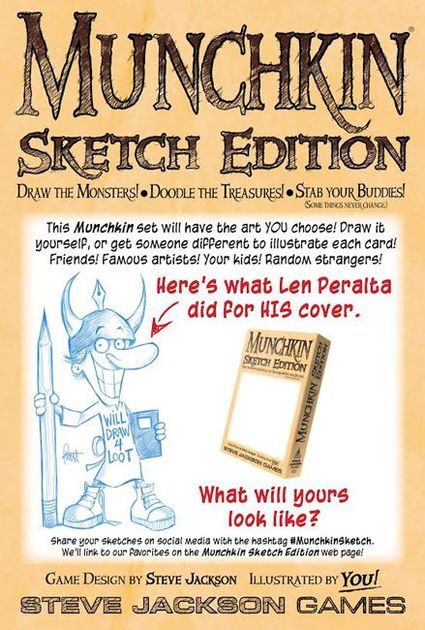 Munchkin Sketch Edition | Board Game | BoardGameGeek