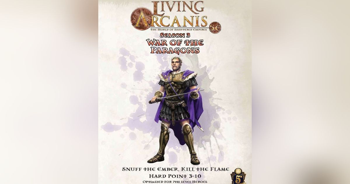 Living Arcanis 5E HP 3-10: Snuff the Ember, Kill the Flame | RPG Item | RPGGeek
