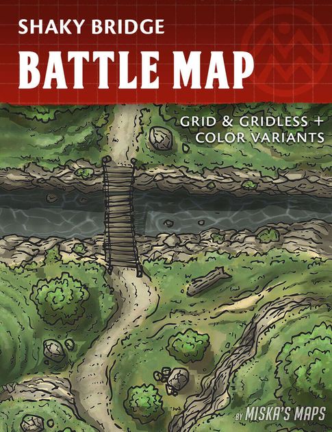 Shaky Bridge Battle Map | RPG Item | RPGGeek