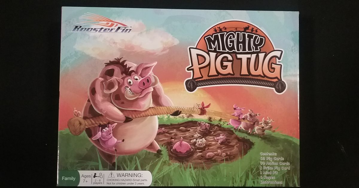 Mighty Pig Tug | Board Game | BoardGameGeek
