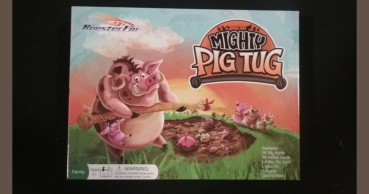 Mighty Pig Tug | Board Game | BoardGameGeek