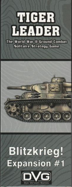 Tiger Leader: Blitzkrieg! Expansion #1 | Board Game | BoardGameGeek