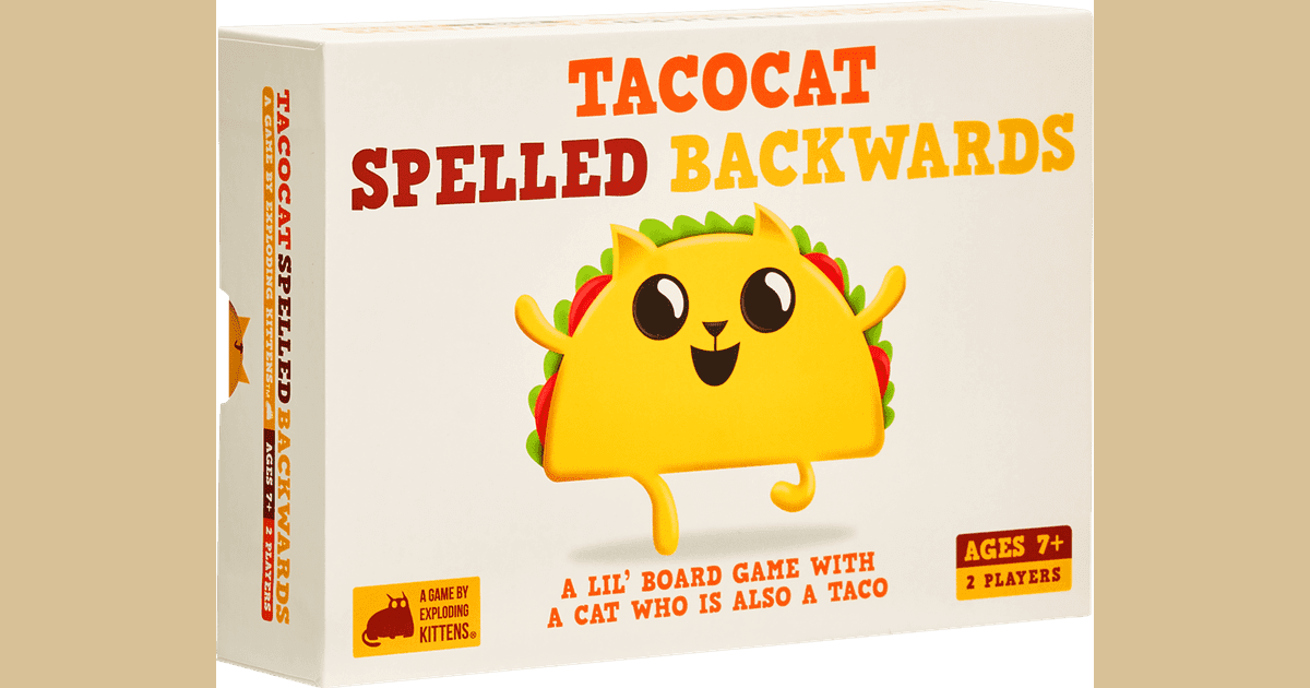 Tacocat Spelled Backwards | Board Game | BoardGameGeek