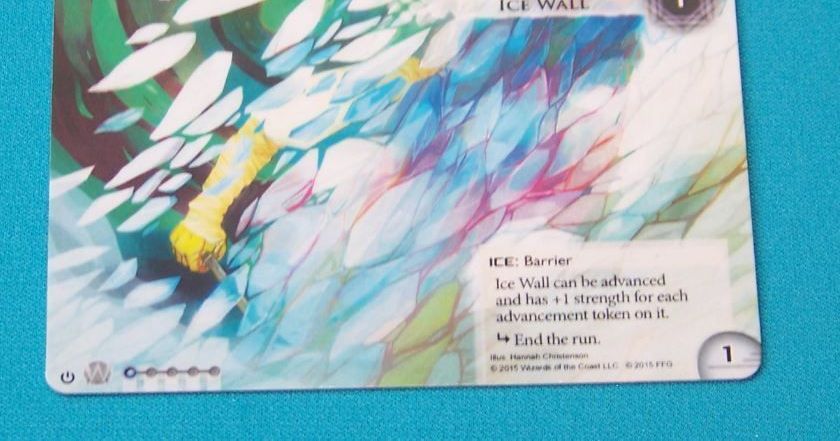 Android: Netrunner – Alternate Art Ice Wall | Board Game Accessory ...