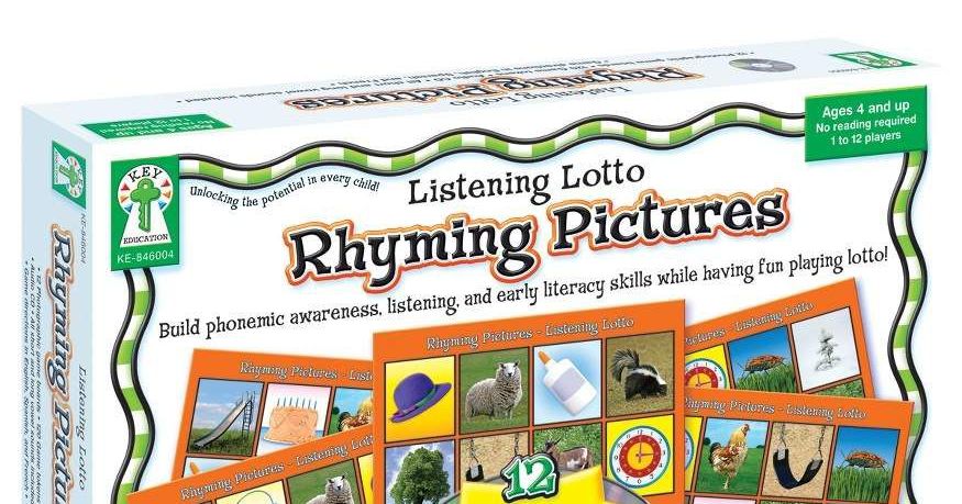Listening Lotto: Rhyming Pictures | Board Game | BoardGameGeek