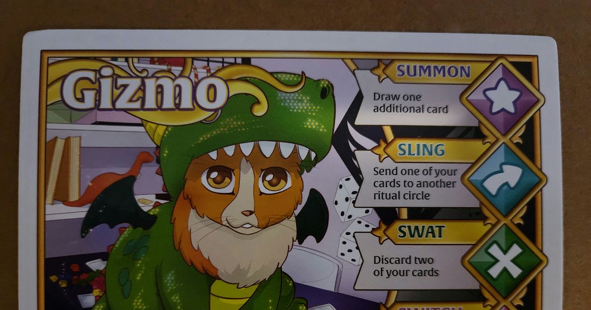 Wizard Kittens: Gizmo promo card | Board Game | BoardGameGeek