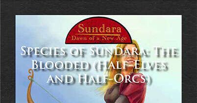 Species of Sundara: The Blooded (Half-Elves and Half-Orcs) (5E) | RPG ...