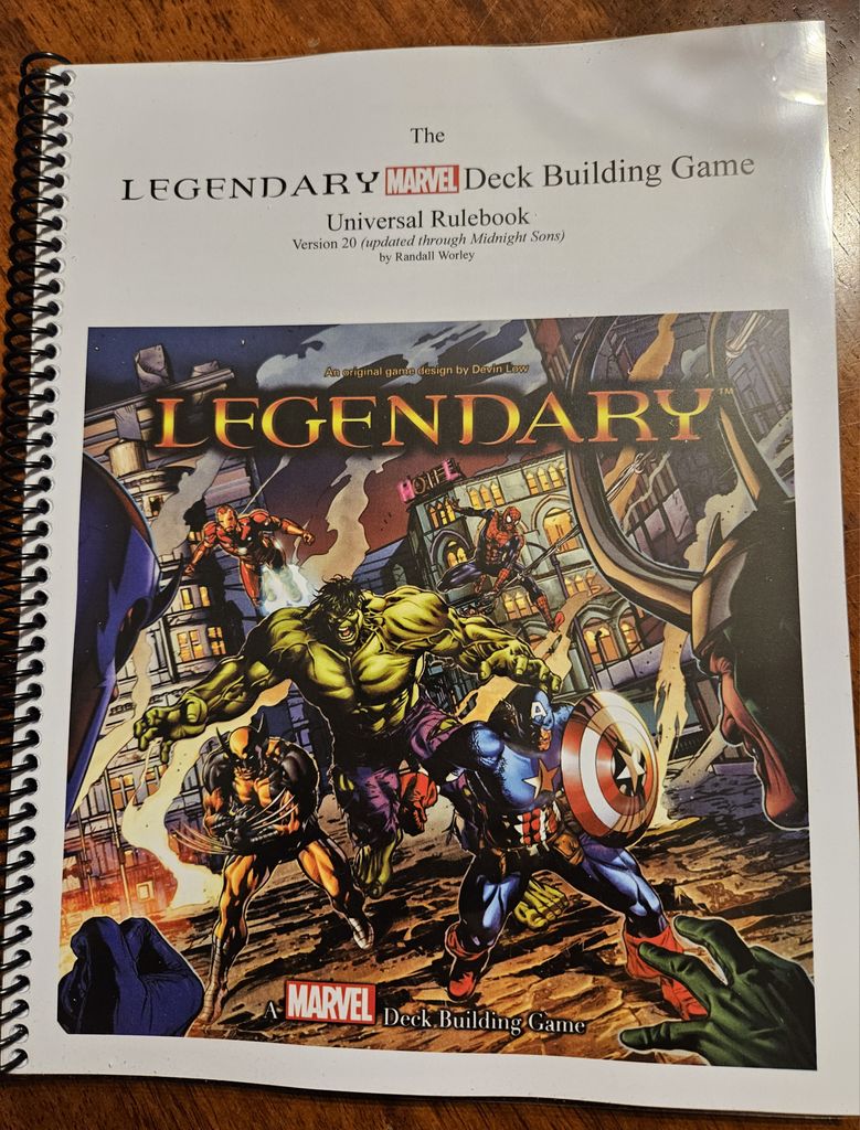 Universal Rulebook | Legendary: A Marvel Deck Building Game