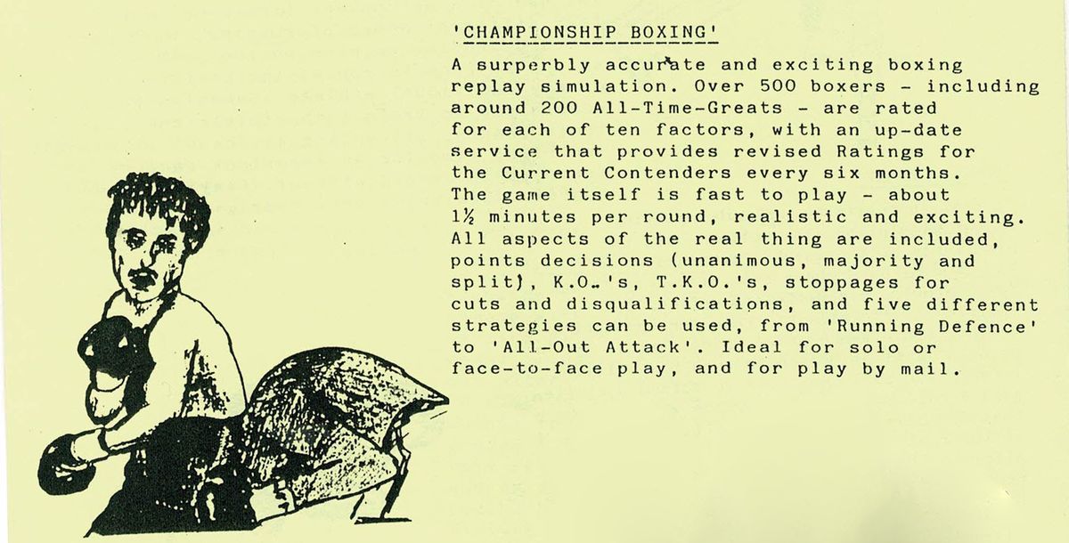 Championship Boxing | Board Game | BoardGameGeek