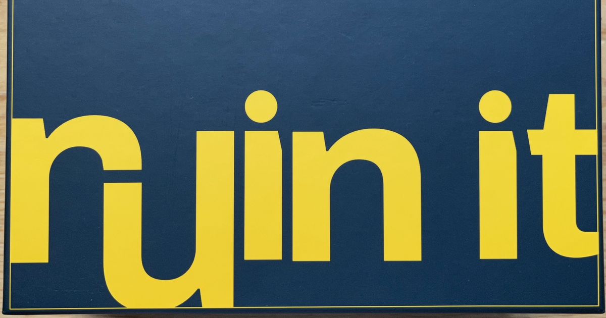 Ruin It | Board Game | BoardGameGeek