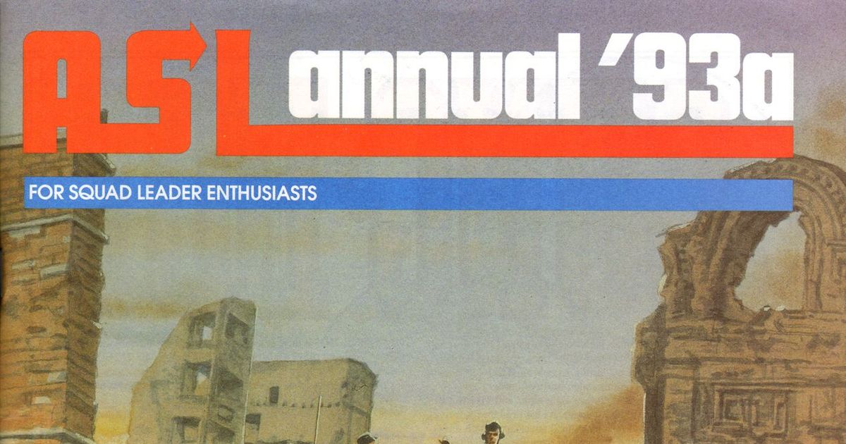 ASL Annual '93a | Board Game | BoardGameGeek
