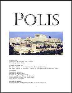 Polis | Board Game | BoardGameGeek