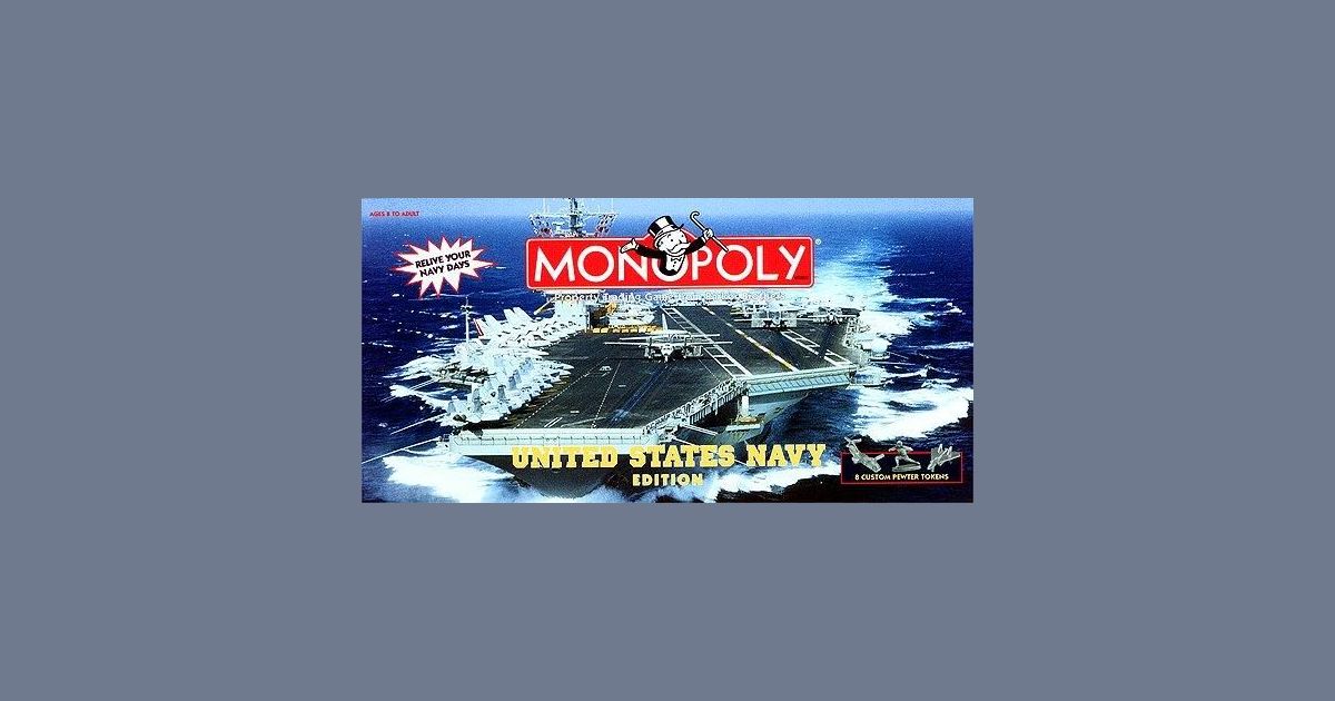 Monopoly: United States Navy | Board Game | BoardGameGeek
