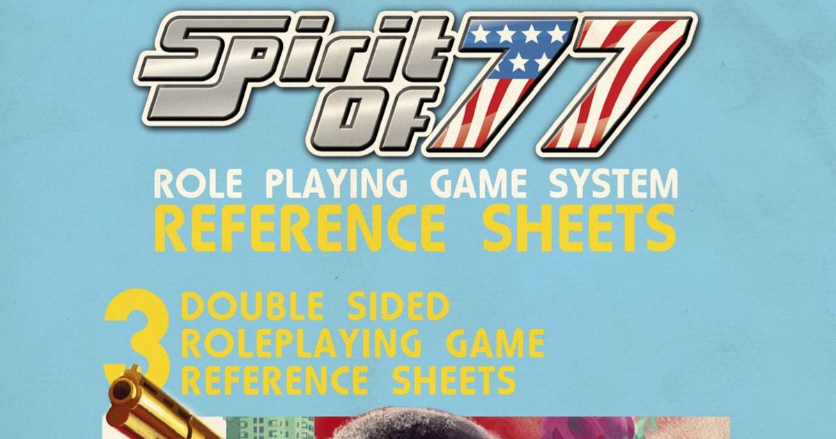 Spirit of 77 Reference Sheets | RPG Item | RPGGeek