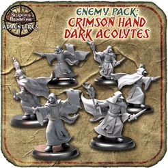 Shadows of Brimstone: Crimson Hand Dark Acolytes Enemy Pack | Board ...