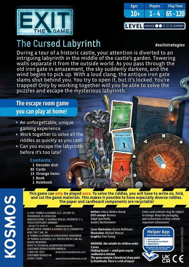 Exit: The Game – The Cursed Labyrinth at Tabletoys