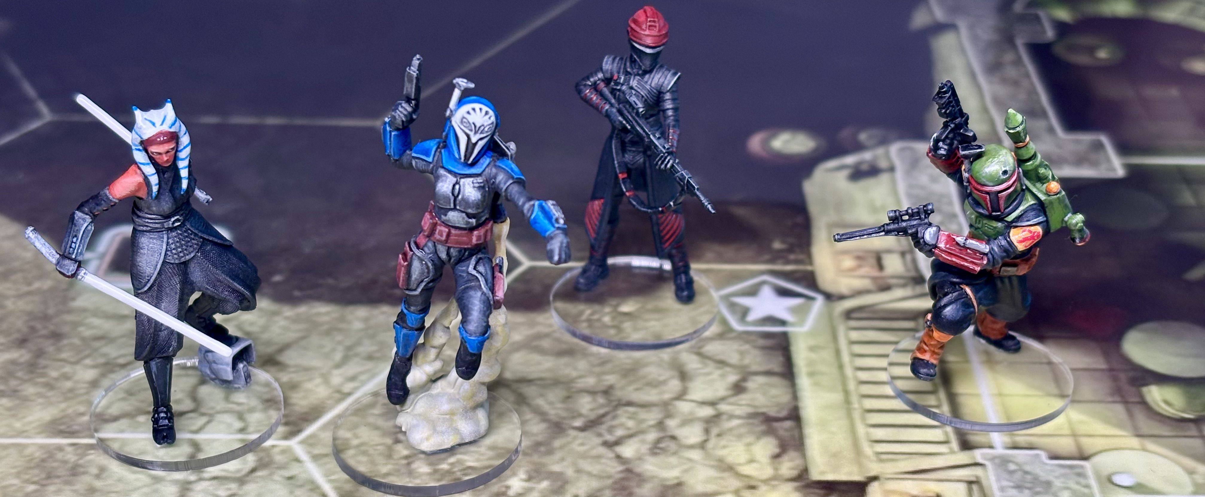 Miniatures on an Enlarged Battle Map? Yes! | The Mandalorian: Adventures
