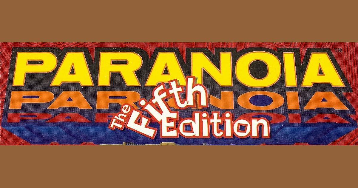 Paranoia 5th Edition Character sheet | Paranoia (5th Edition)