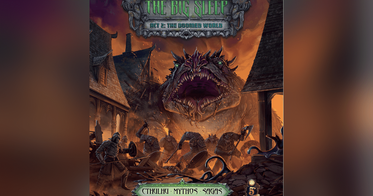 The Big Sleep Act 2: The Doomed World | RPG Item | RPGGeek