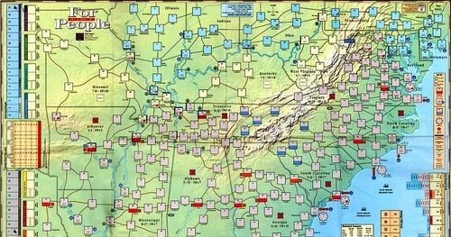 For the People II: Mounted Mapboard | Board Game Accessory | BoardGameGeek